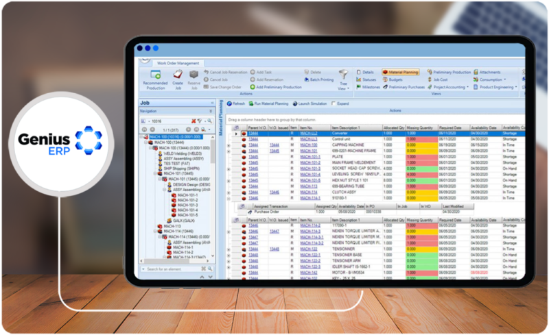 Genius ERP سیستم ERP برای تولید کننده های صنایع کوچک و متوسط